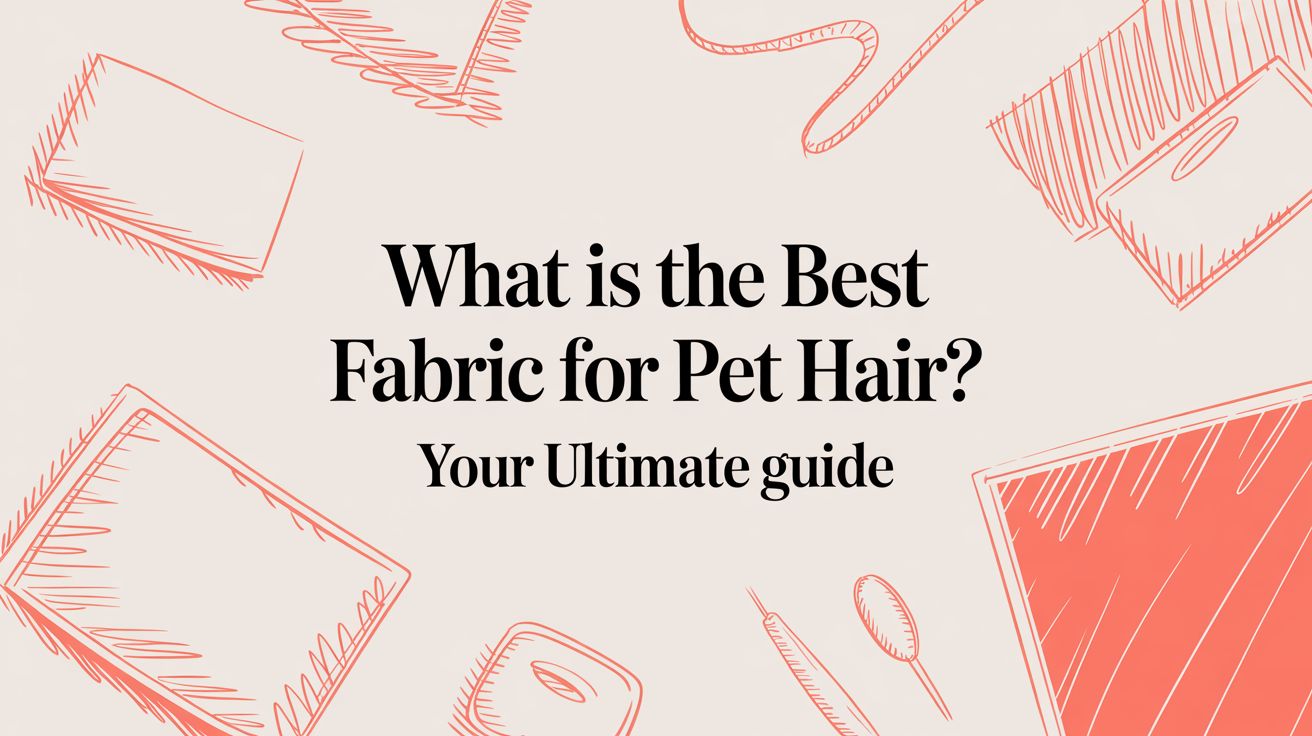 What Is the Best Fabric for Pet Hair? Your Ultimate Guide – That Blanket Co