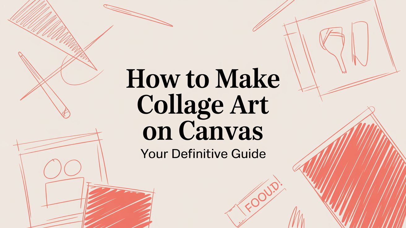 How to Make Collage Art on Canvas Your Definitive Guide – That Blanket Co