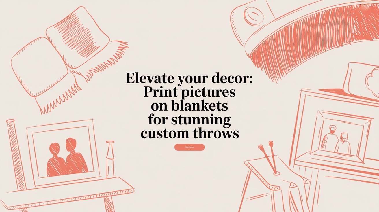Elevate Your Decor: print pictures on blankets for stunning custom thr ...
